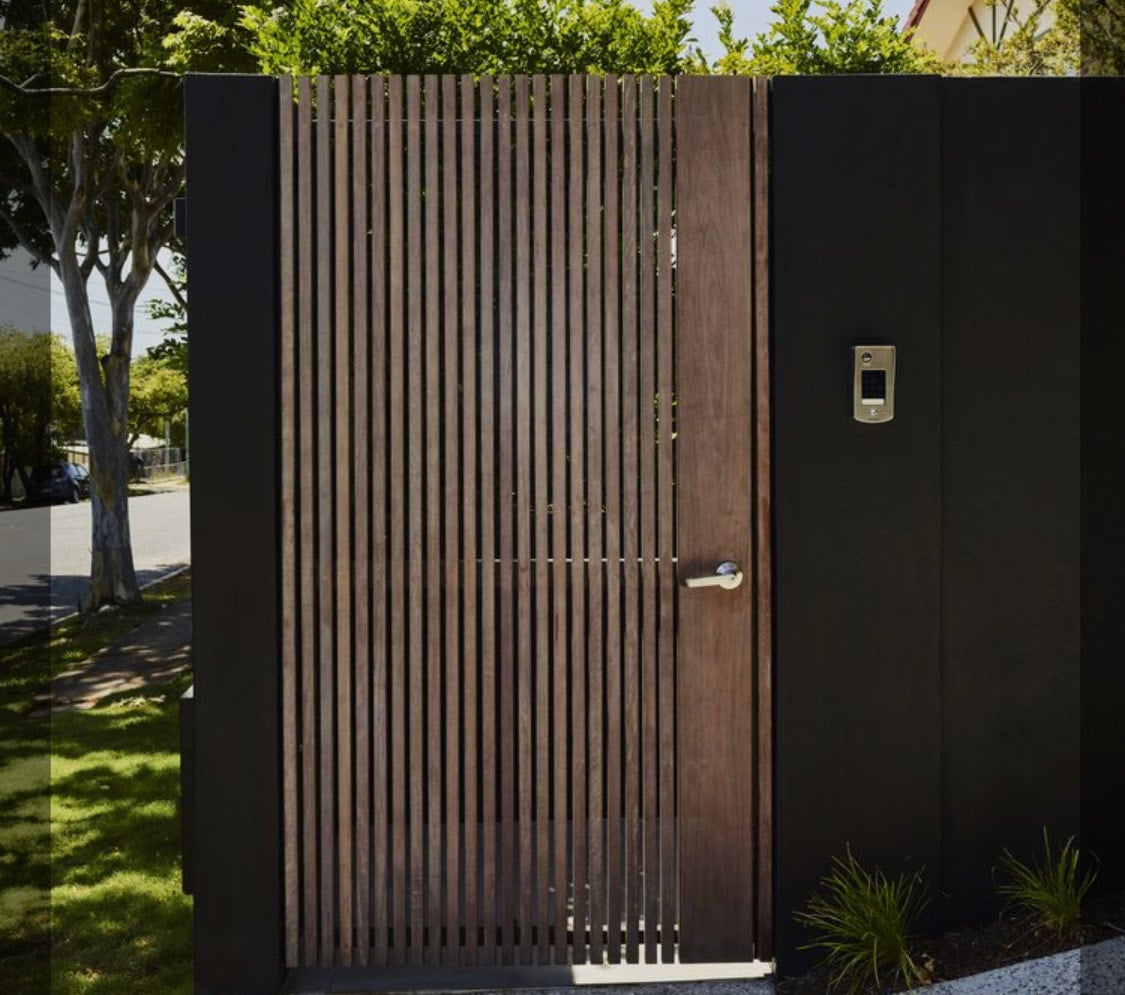 Designer IPE Gate and Fencing kits made of Class A fire rated thermally ...